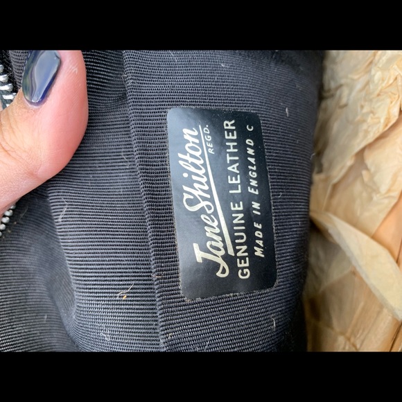 jane shilton | Bags | Vintage Black Jane Shilton Leather Shoulder Bag ...